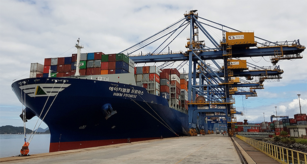 Sepetiba Tecon recebe um dos maiores porta-contêineres do mundo ...